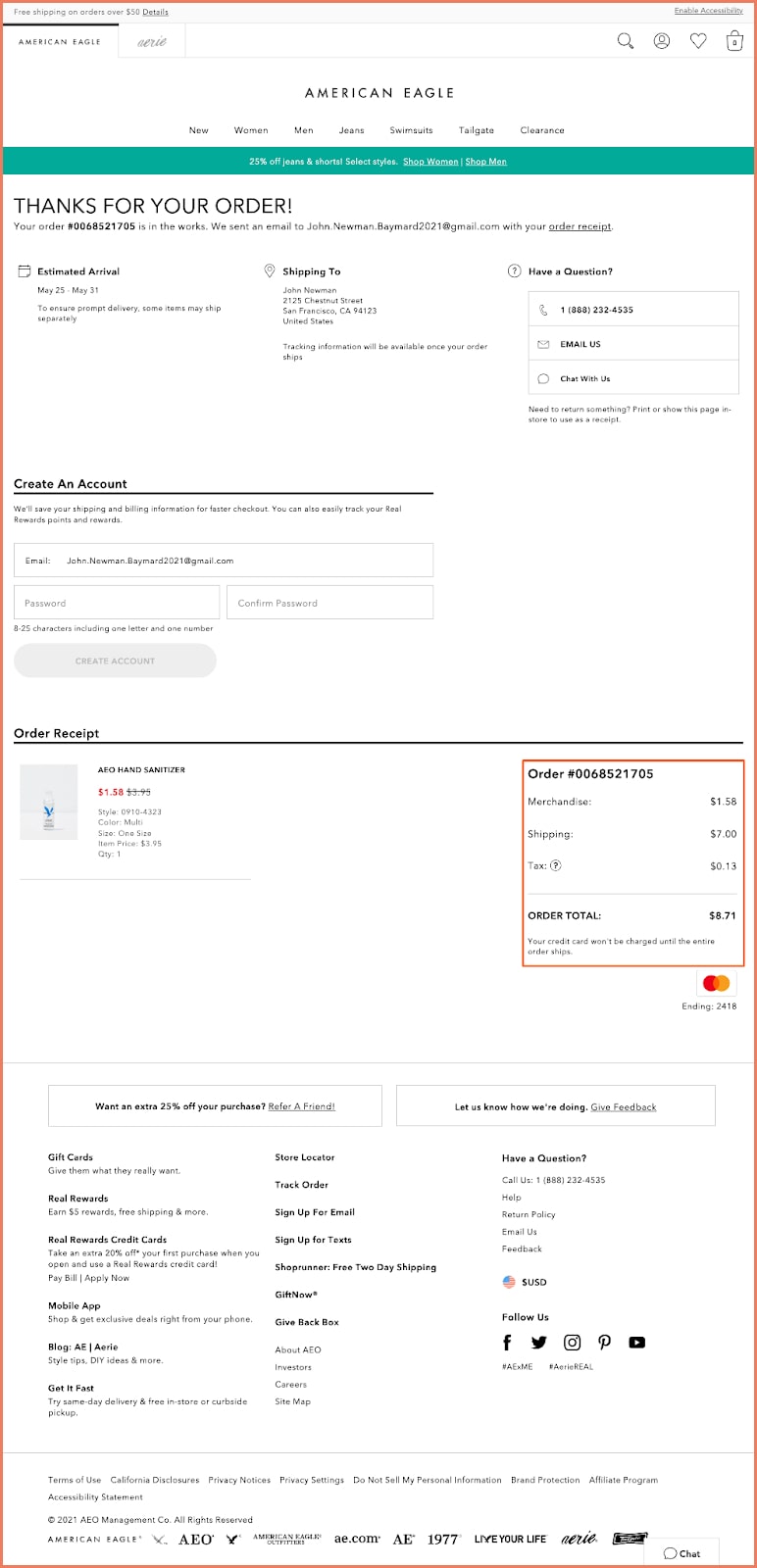 Order Confirmation Page: 25 Best Practices (+ Great examples)